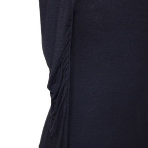 Bar III | Tops | Bar Iii Black Ruched Sleeve Ribbed Knit Top Medium ...